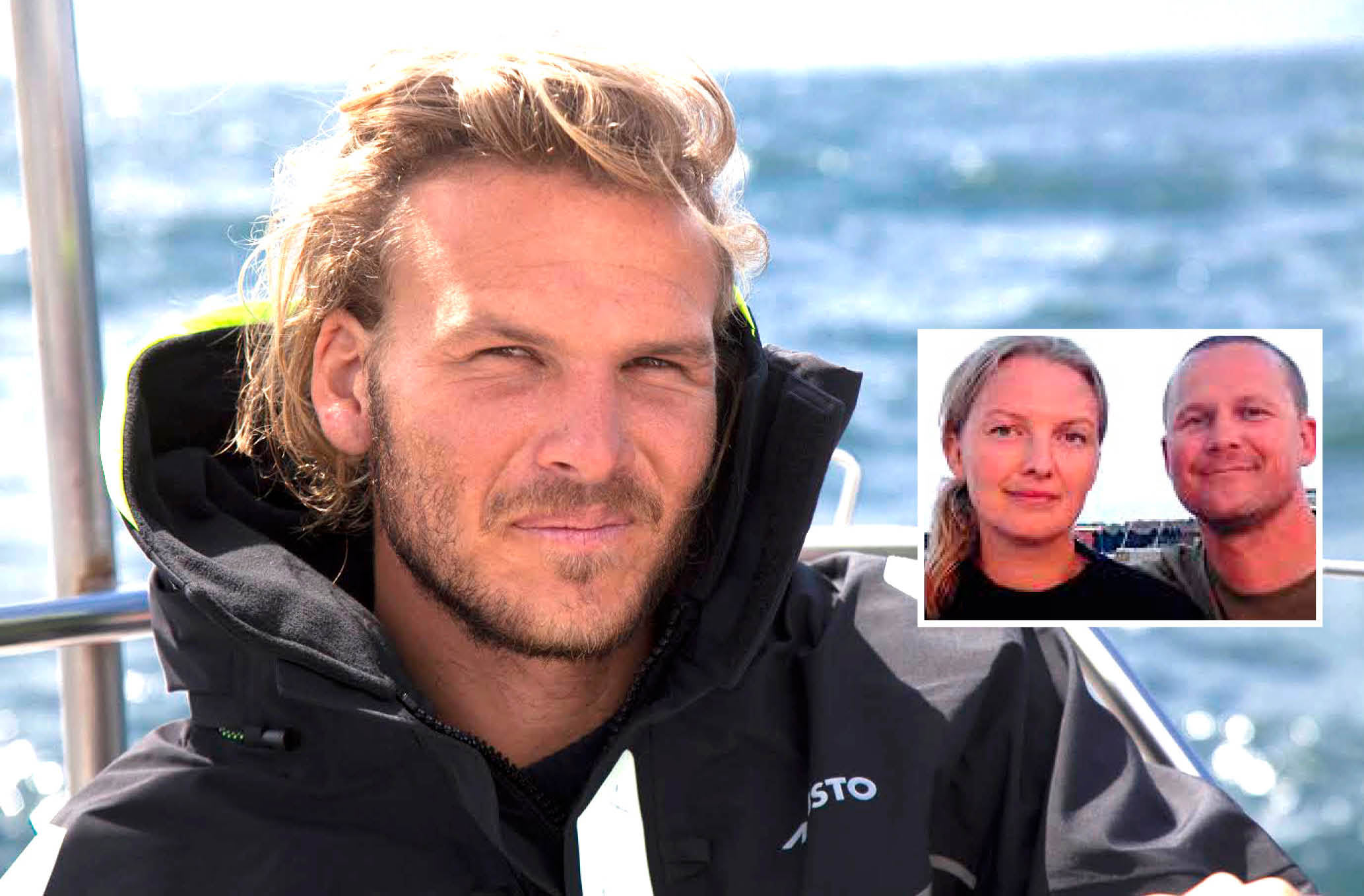 Emil Erichsen i samtale med Rane og Marie Mohr Hjorhöy